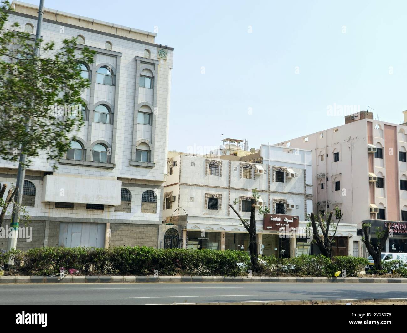 Mecca, Saudi Arabia, June 8 2024: the streets of Makkah city details ...