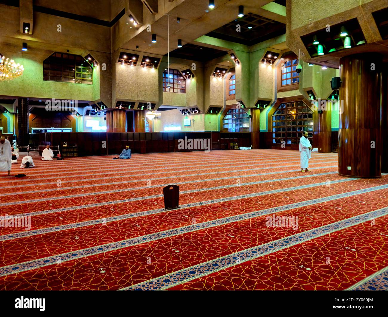 Mecca, Saudi Arabia, June 12 2024: The Interior of Masjid Al-Taneem ...