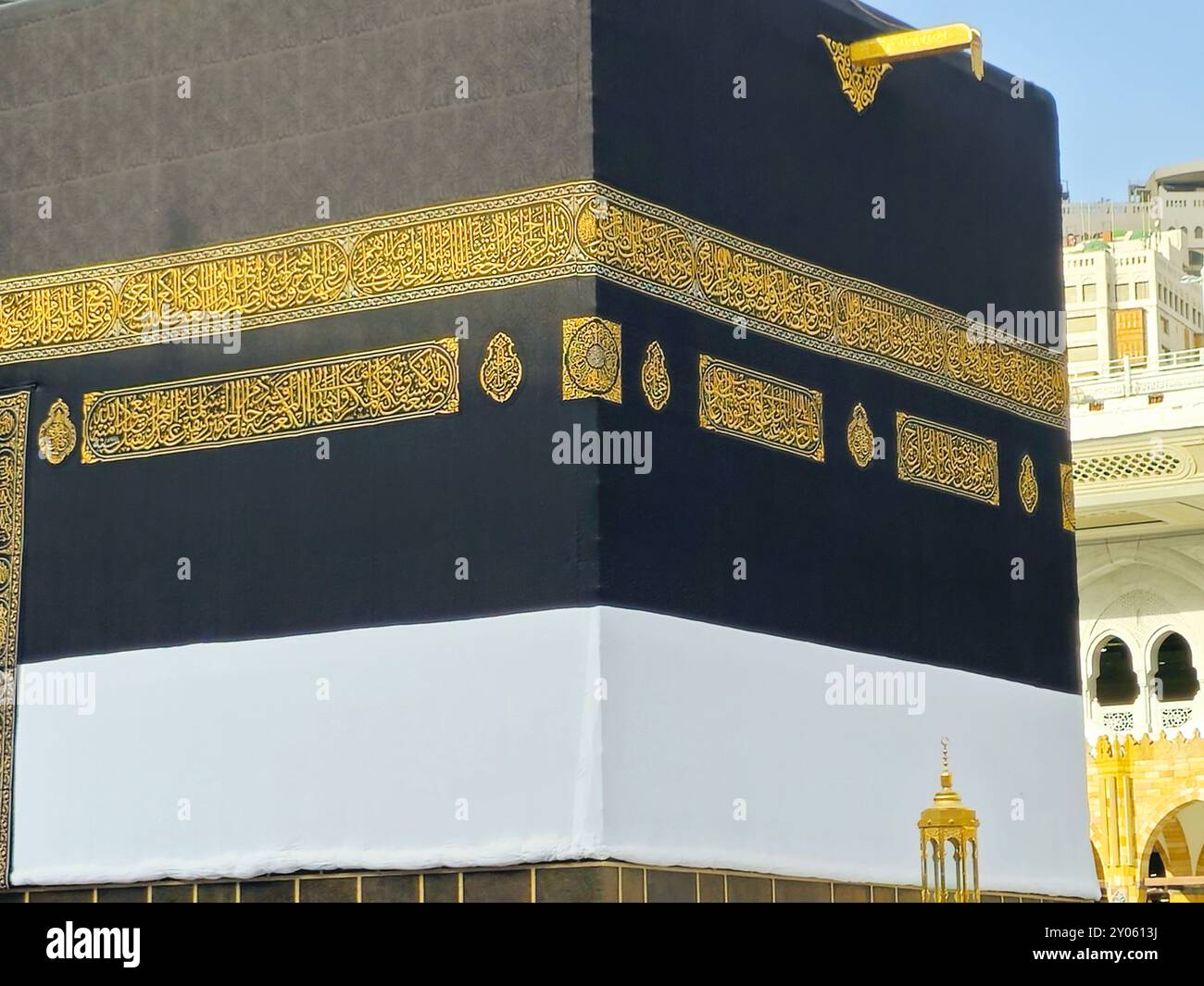 Mecca, Saudi Arabia, June 12 2024: The Holy Kaaba in Ihram Kiswa or ...