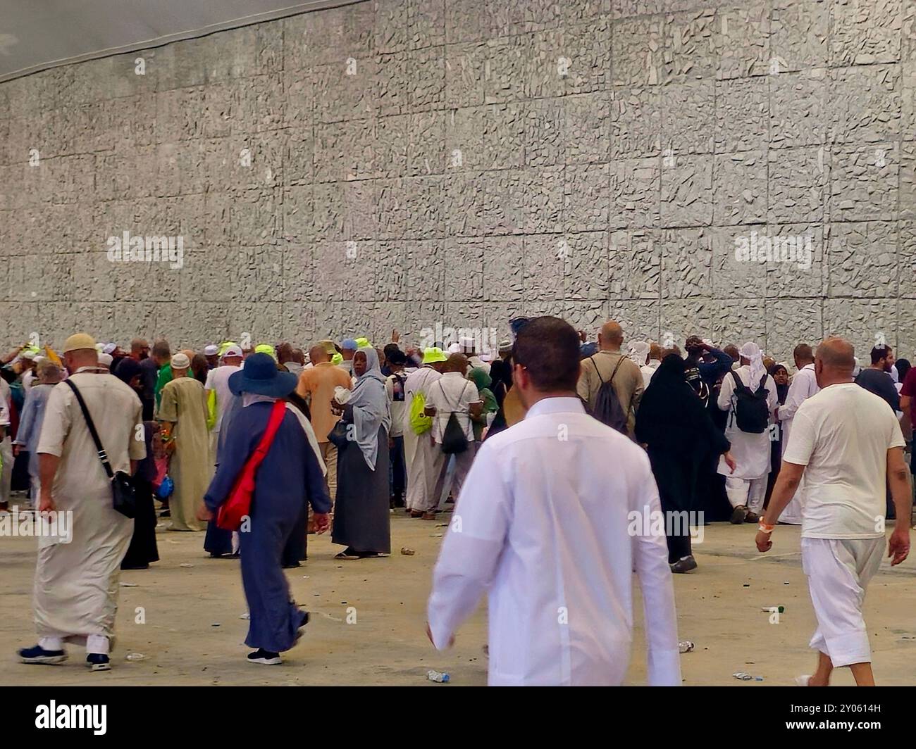 Mina, Saudi Arabia, June 18 2024: Mina, Muna, or the city of tents, the ...