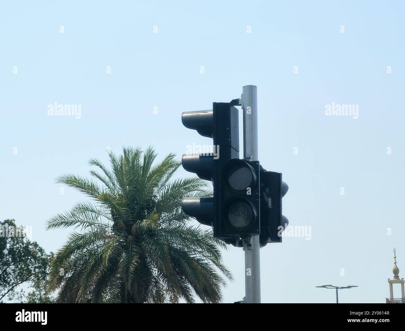 Mecca, Saudi Arabia, June 19 2024: Traffic signals in Saudi Arabia ...