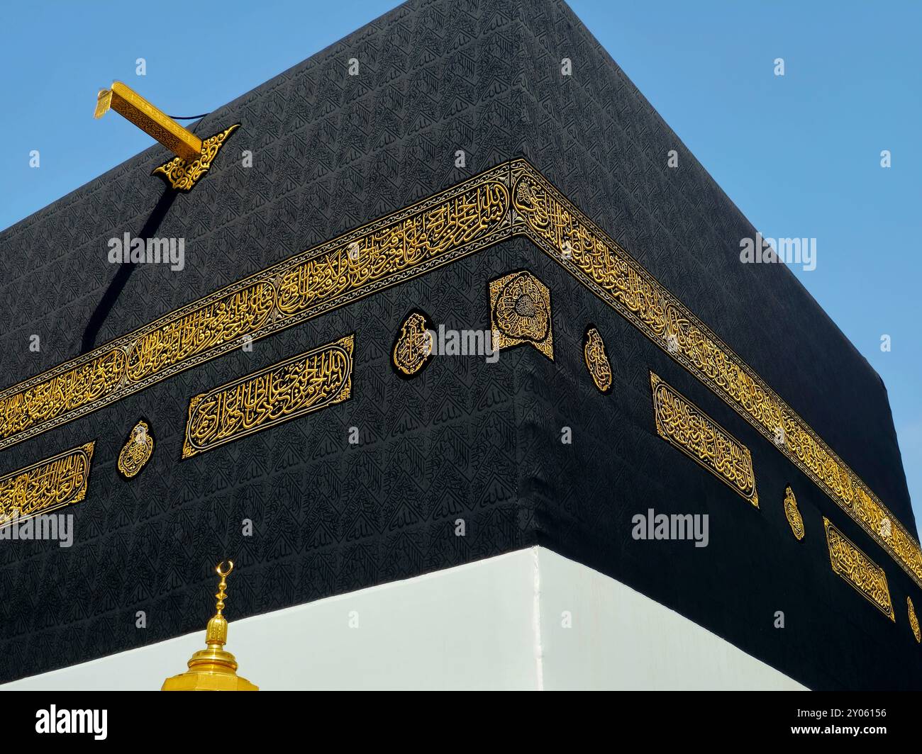 The Kaaba building, a stone building at the center of Islam's most ...