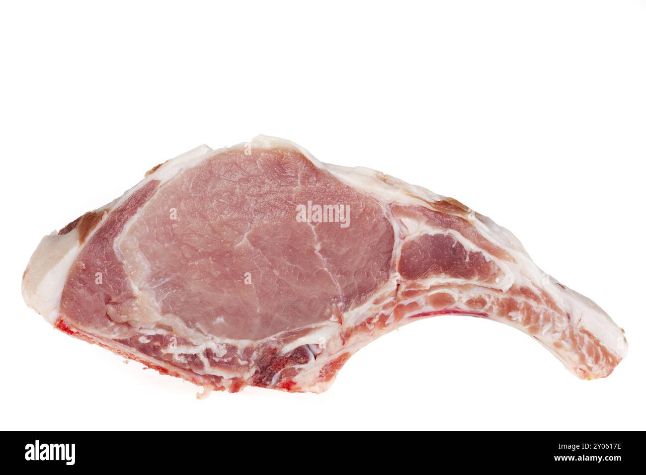 Insulated raw pork chop Stock Photo - Alamy