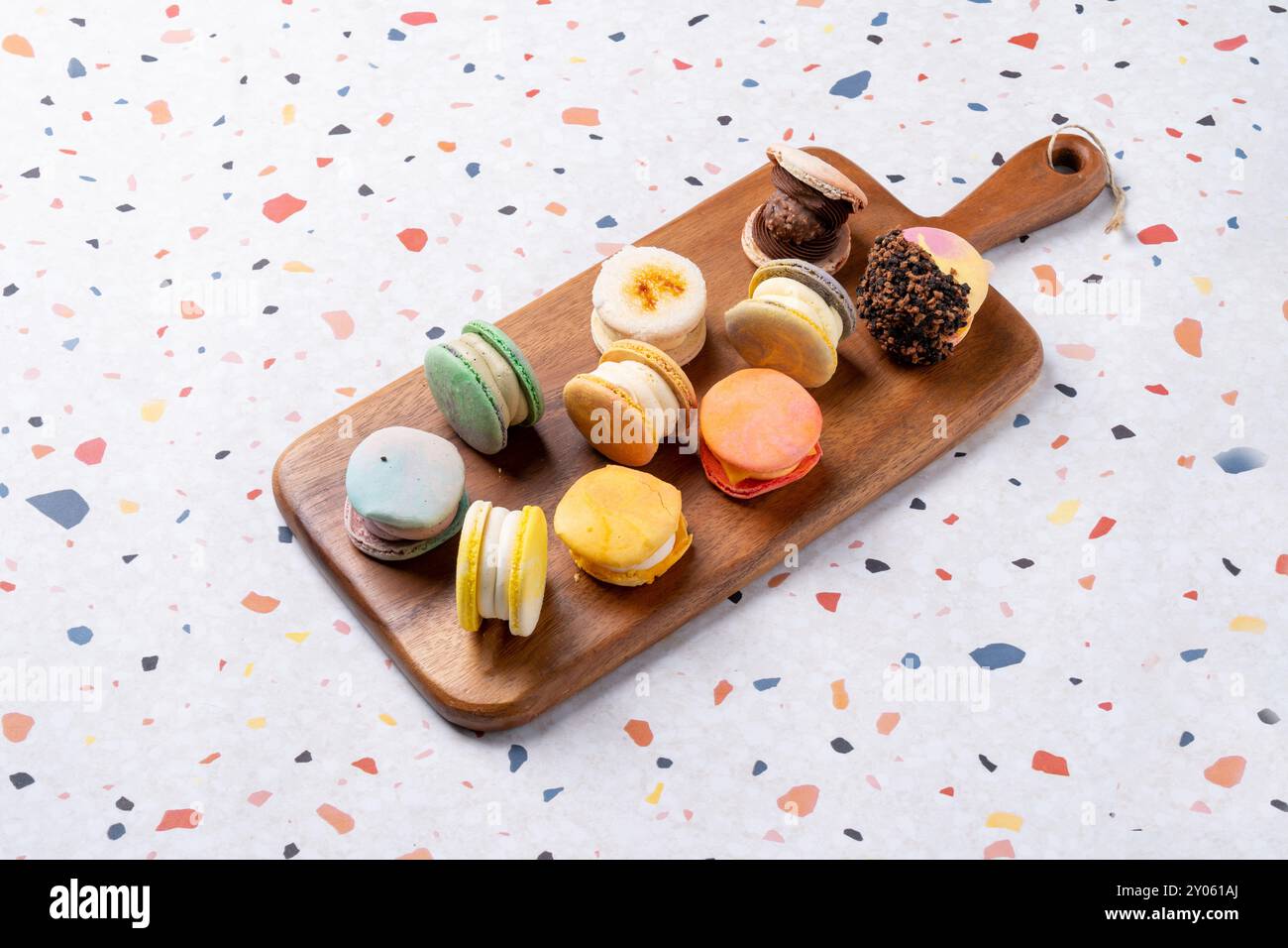 Macaron, cranbrae, pork bar, blueberry, cheese, yogurt, dacquoise ...
