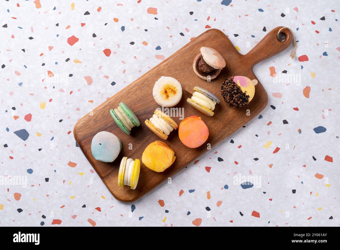 Macaron, cranbrae, pork bar, blueberry, cheese, yogurt, dacquoise ...