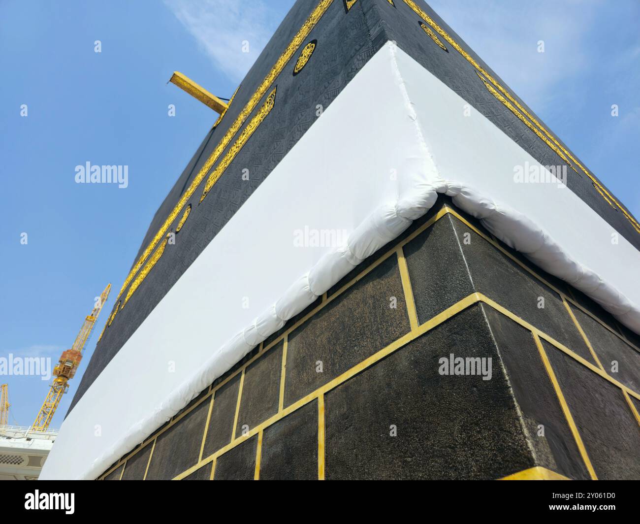 Kabaa in Ihram clothing, The Kaaba a stone building at the center of ...