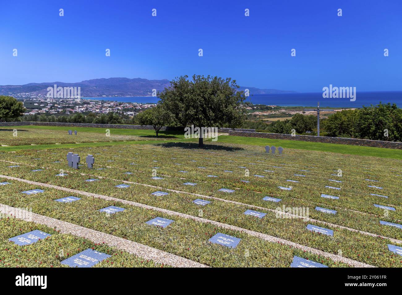 German military cemetery, Maleme, Crete Stock Photo - Alamy