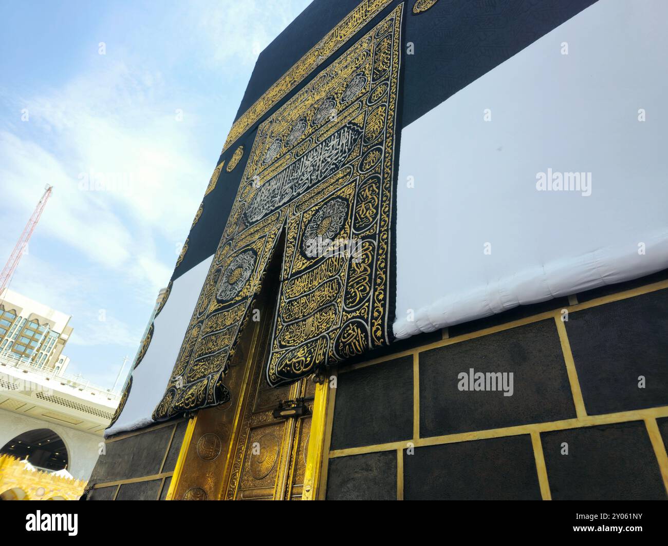 Mecca, Saudi Arabia, June 21 2024: Al Kaaba in Ihram cothing, The Kaaba ...