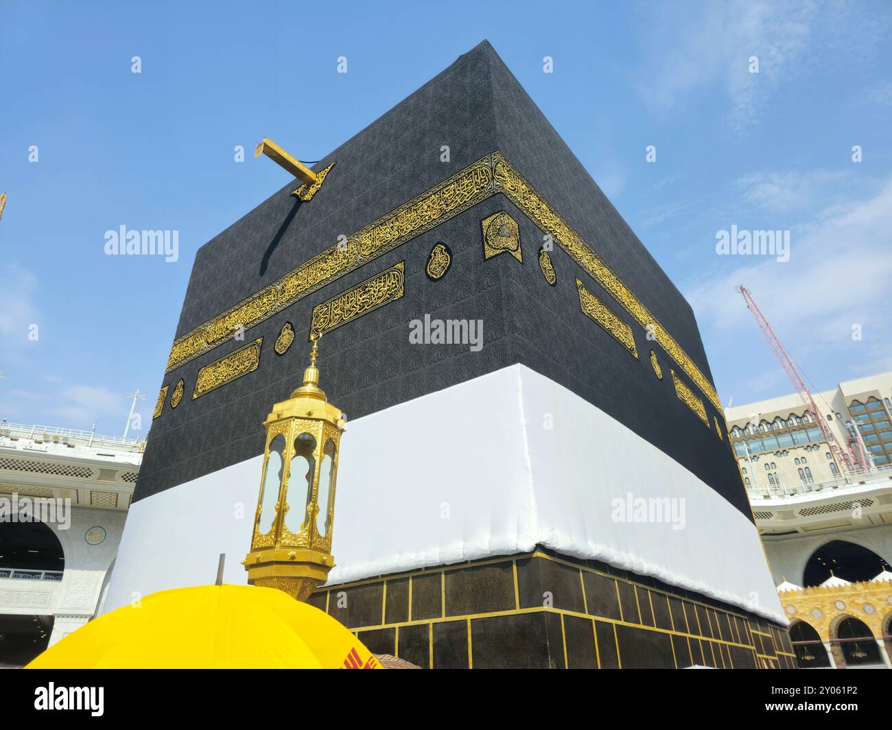 Mecca, Saudi Arabia, June 21 2024: Al Kaaba in Ihram cothing, The Kaaba ...