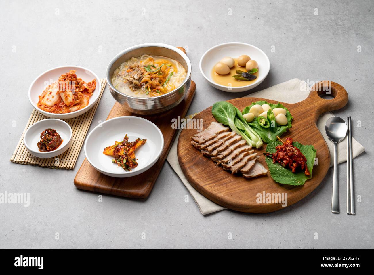 Bossam set hi-res stock photography and images - Alamy