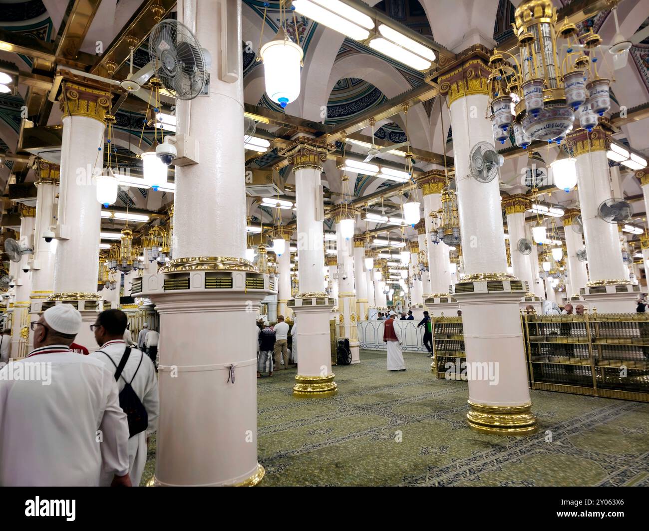 Medina, Saudi Arabia, June 27 2024: Al Rawdah Al Sharefa or Sacred ...