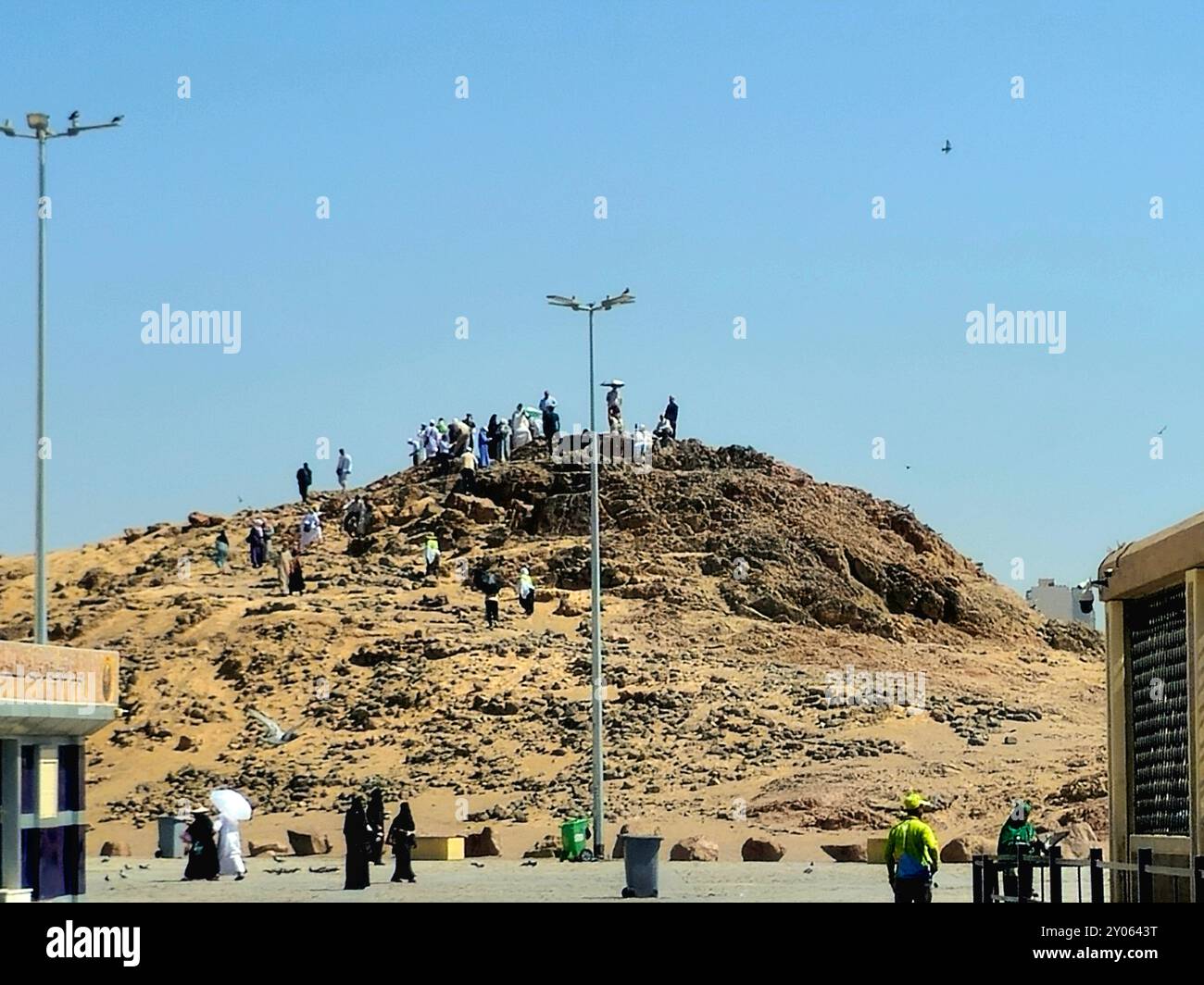 Medina, Saudi Arabia, June 27 2024: The Archers’ Hill Jabal al-Rumah ...