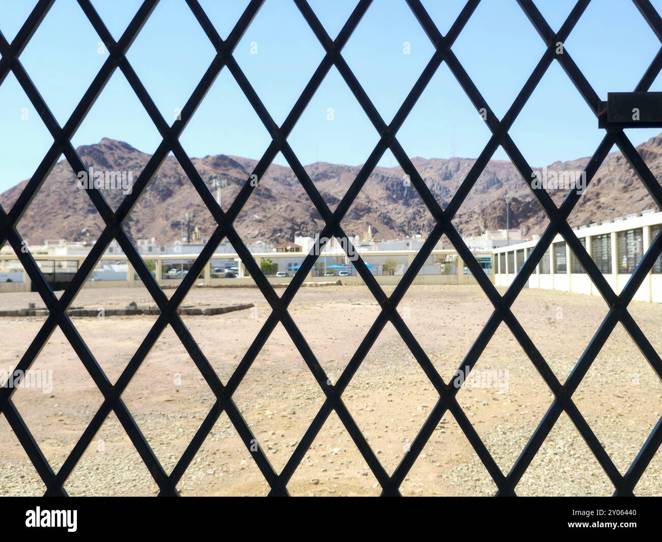 Medina, Saudi Arabia, June 27 2024: The site of the battle of Uhud ...