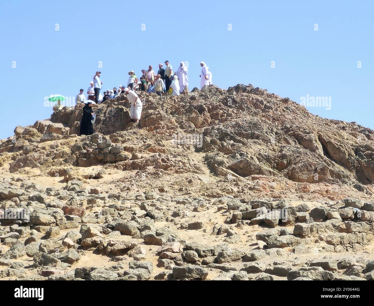 Medina, Saudi Arabia, June 27 2024: The Archers’ Hill Jabal al-Rumah ...