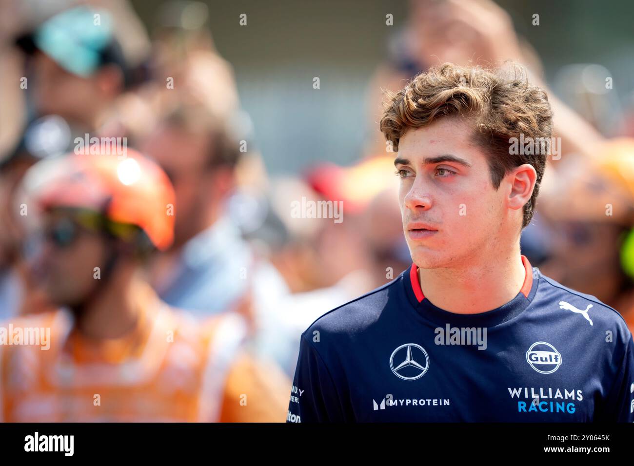 MONZA - Franco Colapinto (Williams) before the drivers parade for the ...