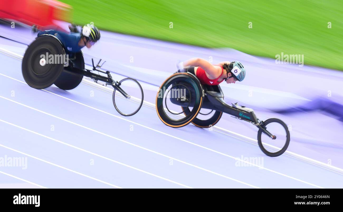 Paris, France. 01st Sep, 2024. Paralympics, Paris 2024, athletics ...