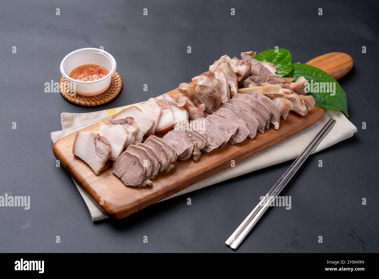 Pork head meat, head meat, badger persimmon, boiled pork, side dishes ...