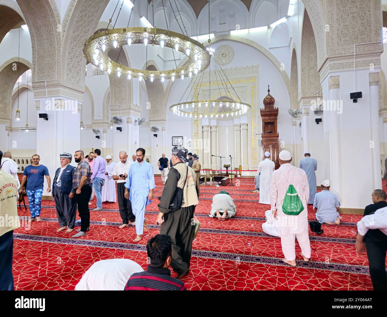 Medina, Saudi Arabia, June 27 2024: The Masjid Al Qiblatayn Mosque of ...
