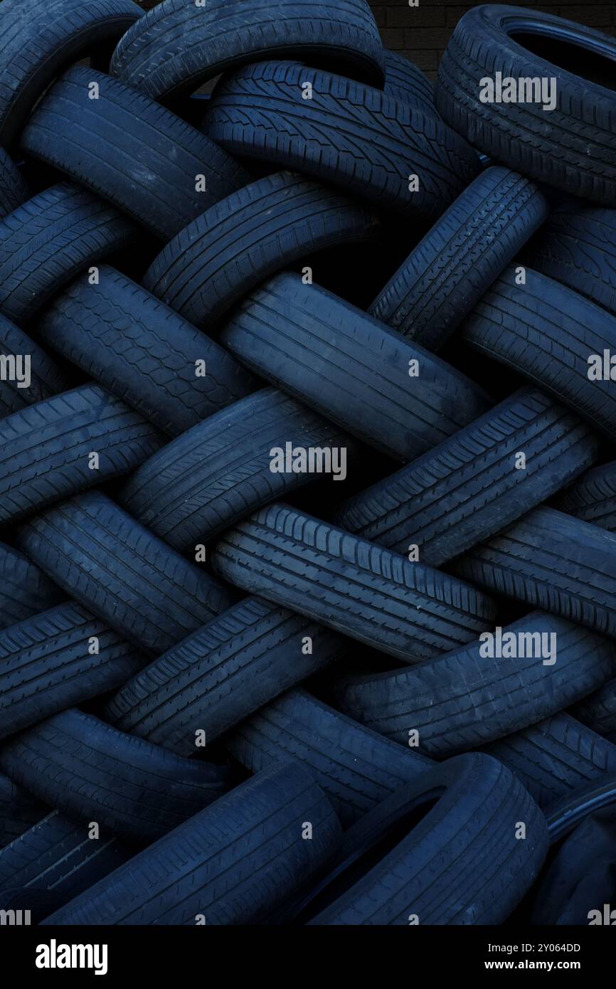 Wall of tyres hi-res stock photography and images - Alamy