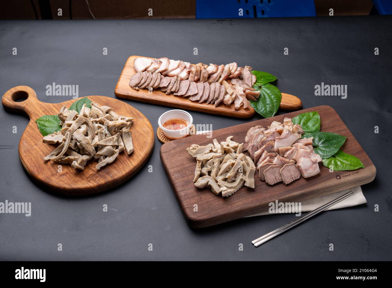 Pork head meat, head meat, badger persimmon, boiled pork, side dishes ...