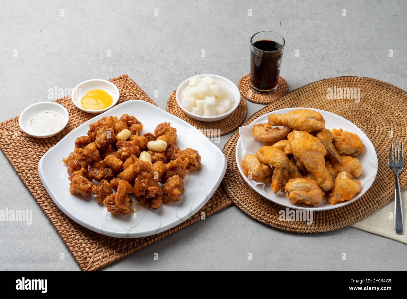 Sweet and sour chicken, garlic, soy sauce, spicy, old, fried chicken ...