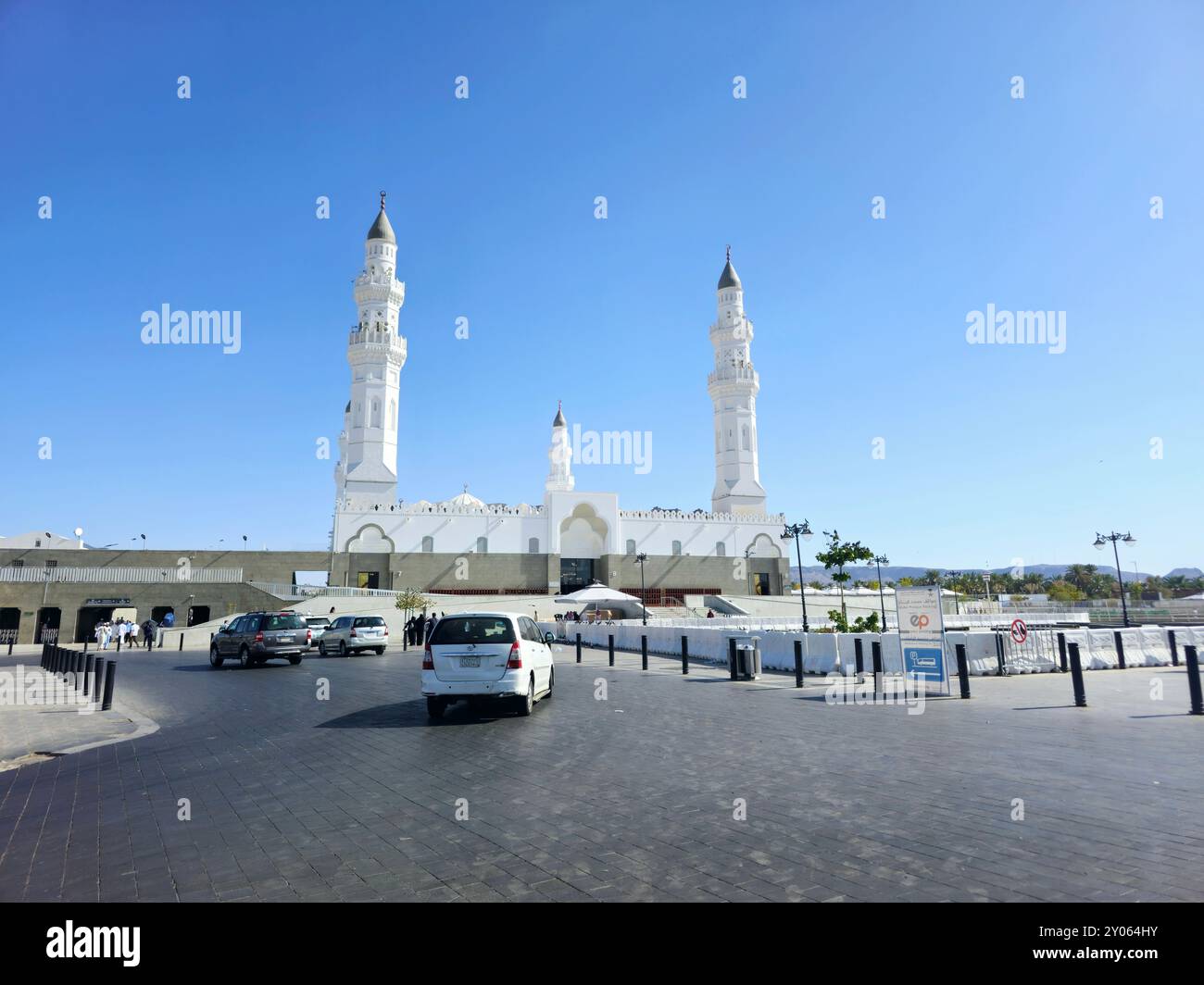 Medina, Saudi Arabia, June 27 2024: The Quba Mosque, thought to be the ...