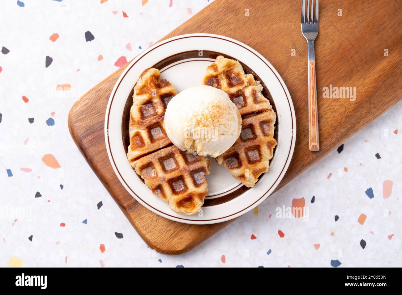 Cafe, cake, cheese, Jerry, ice cream, croiffle, croissant, waffle ...