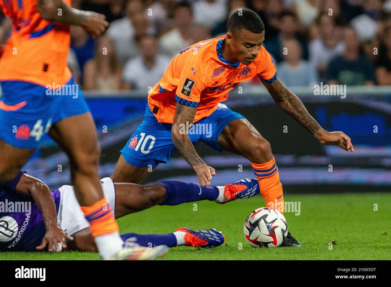 Mason Greenwood Of Marseille during the French championship Ligue 1 ...