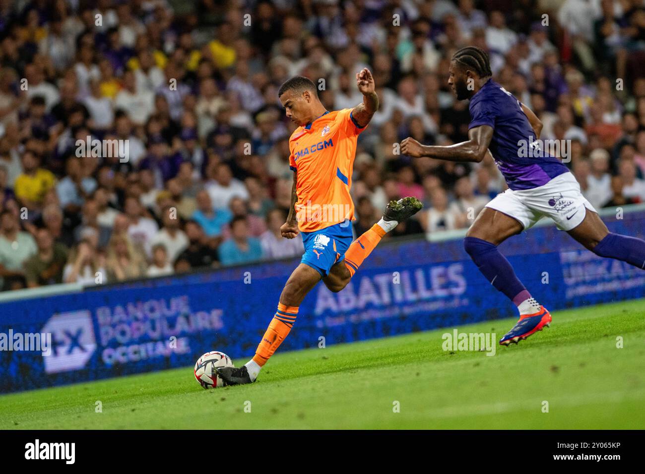 Mason Greenwood Of Marseille during the French championship Ligue 1 ...