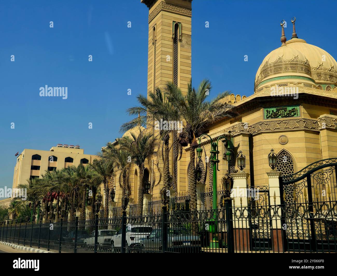 Cairo, Egypt, July 16 2024: Al Rahman Al Rahim Mosque, an Egyptian ...