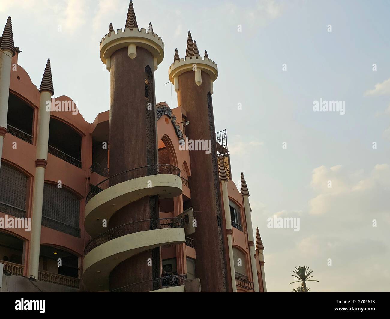 Cairo, Egypt, July 27 2024: Wonder Land Amusement Park, Wonderland city ...
