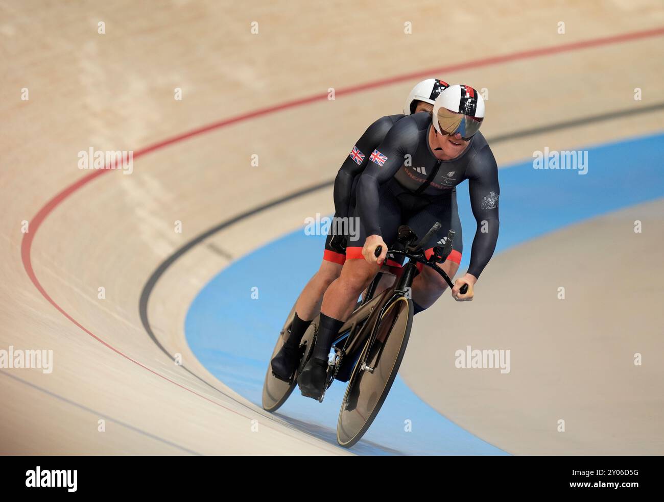 Great Britain's Neil Fachie and pilot Matthew Rotherham during the Men ...