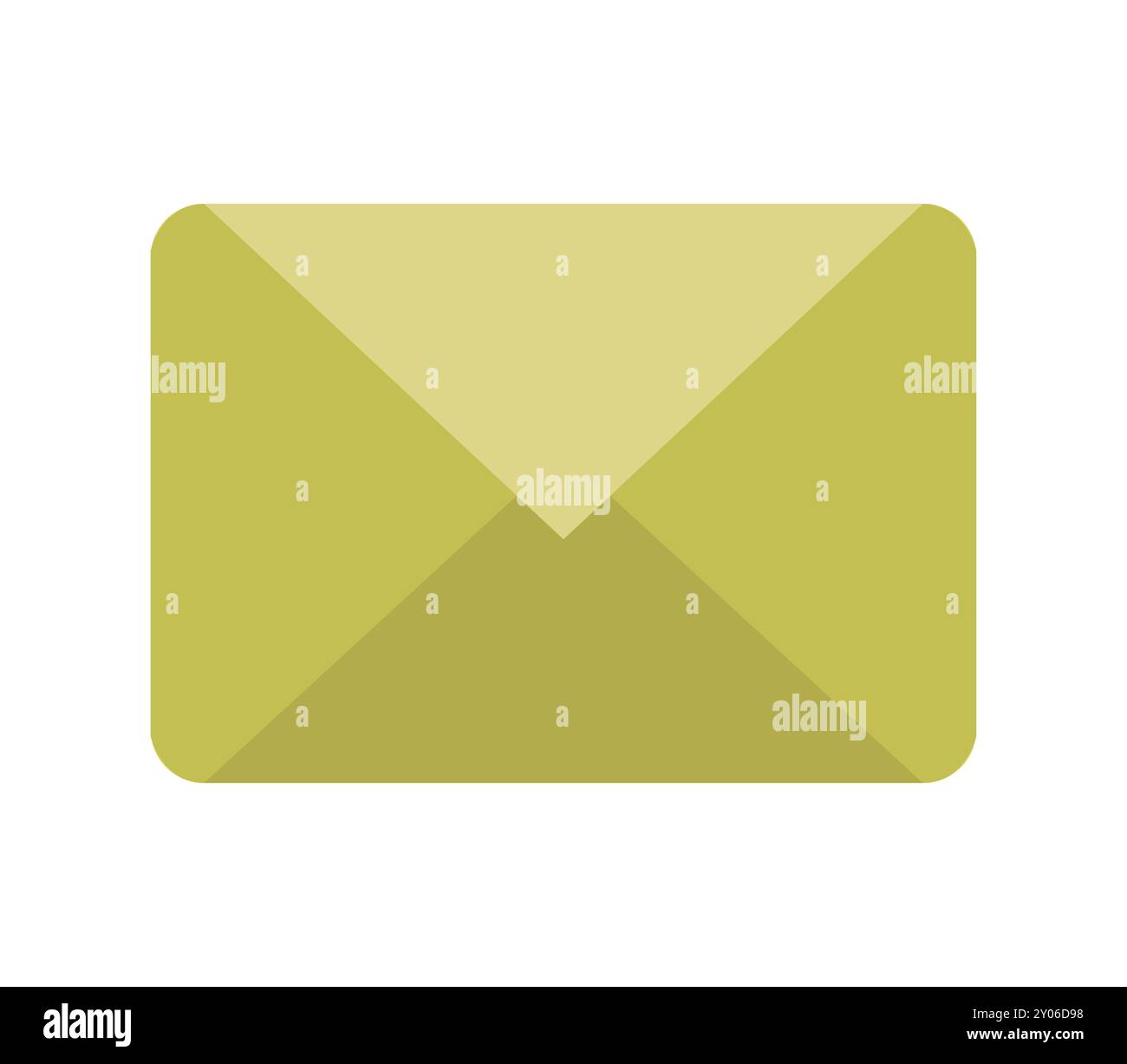 Message icon illustrated on white background Stock Photo - Alamy