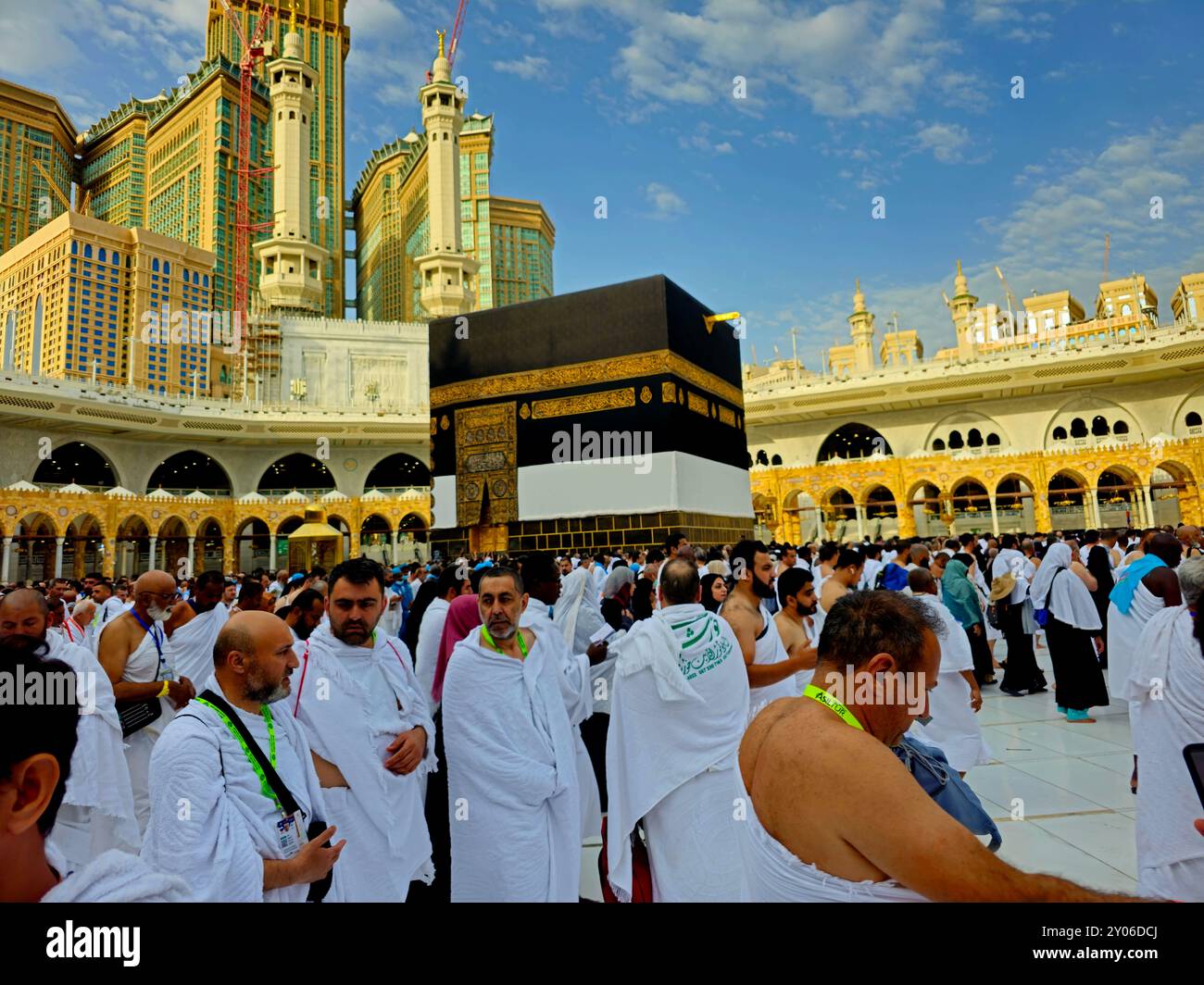 Mecca, Saudi Arabia, June 12 2024: The great mosque of Makkah with Holy ...