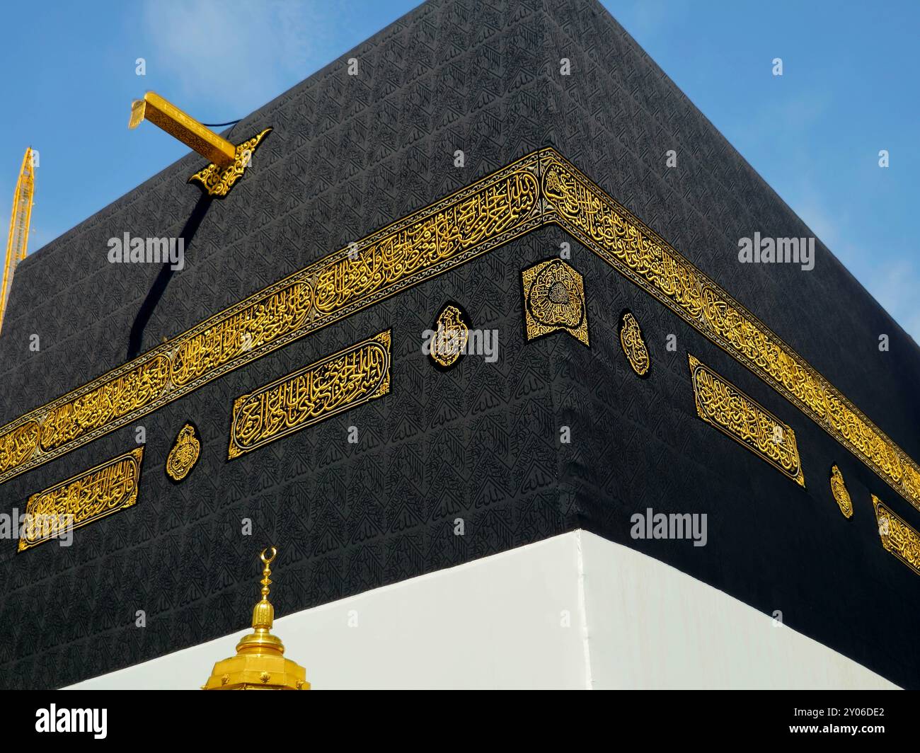 Kabaa in Ihram clothing, The Kaaba a stone building at the center of ...