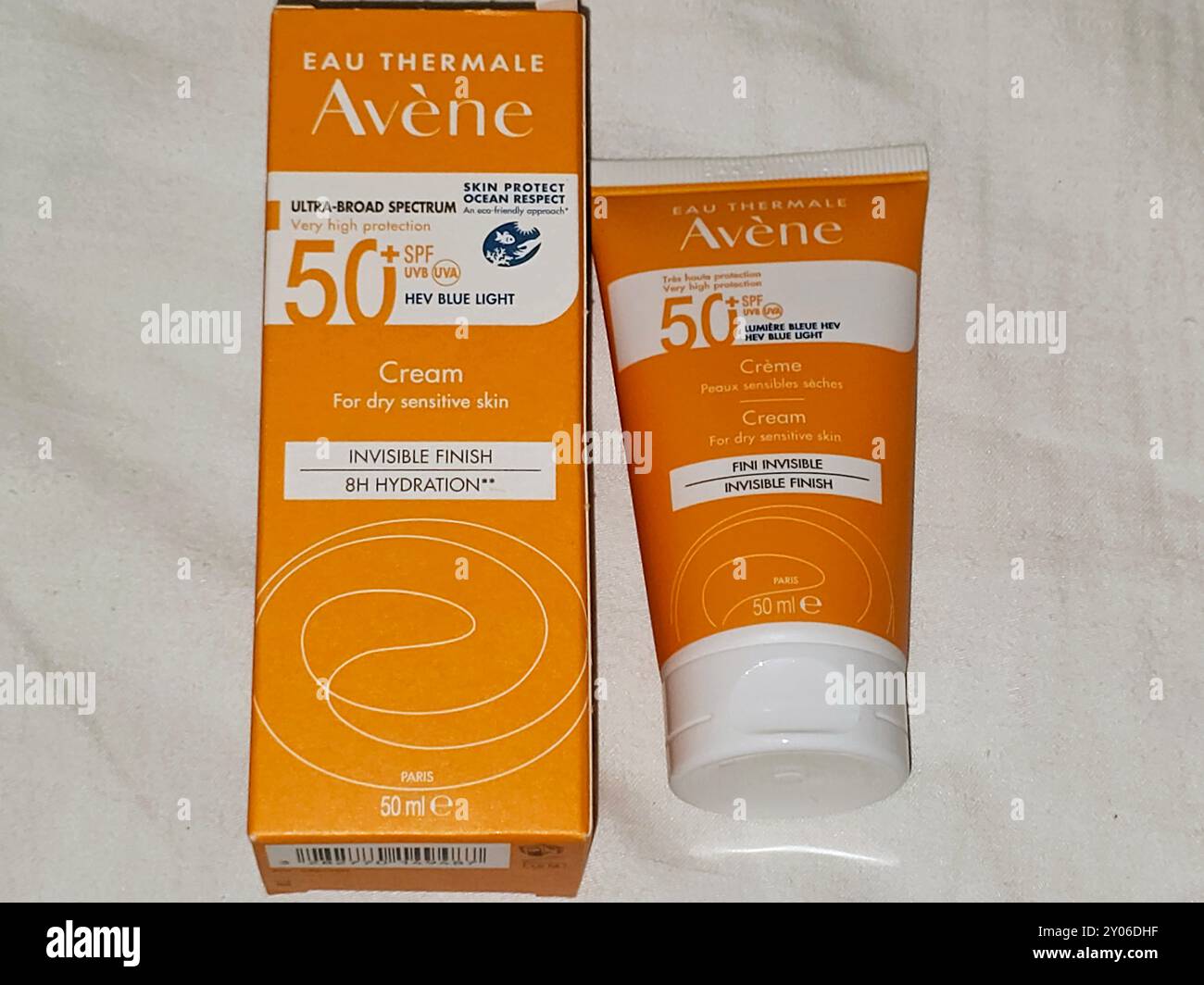 Mecca, Saudi Arabia, June 24 2024: Avene Cream for dry sensitive skin ...