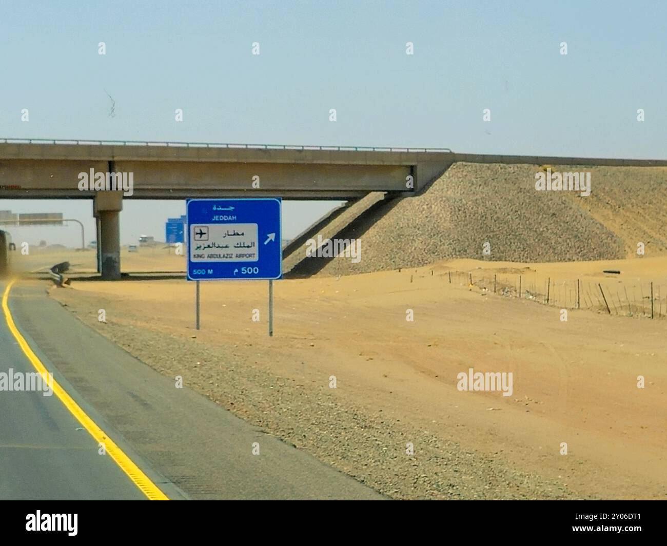 Makkah Madinah road, Saudi Arabia, June 25 2024: Jeddah and King ...