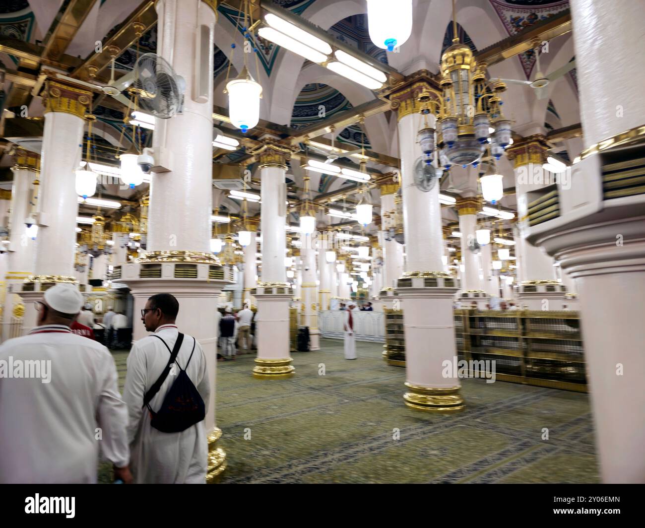 Medina, Saudi Arabia, June 27 2024: Al Rawdah Al Sharefa or Sacred ...