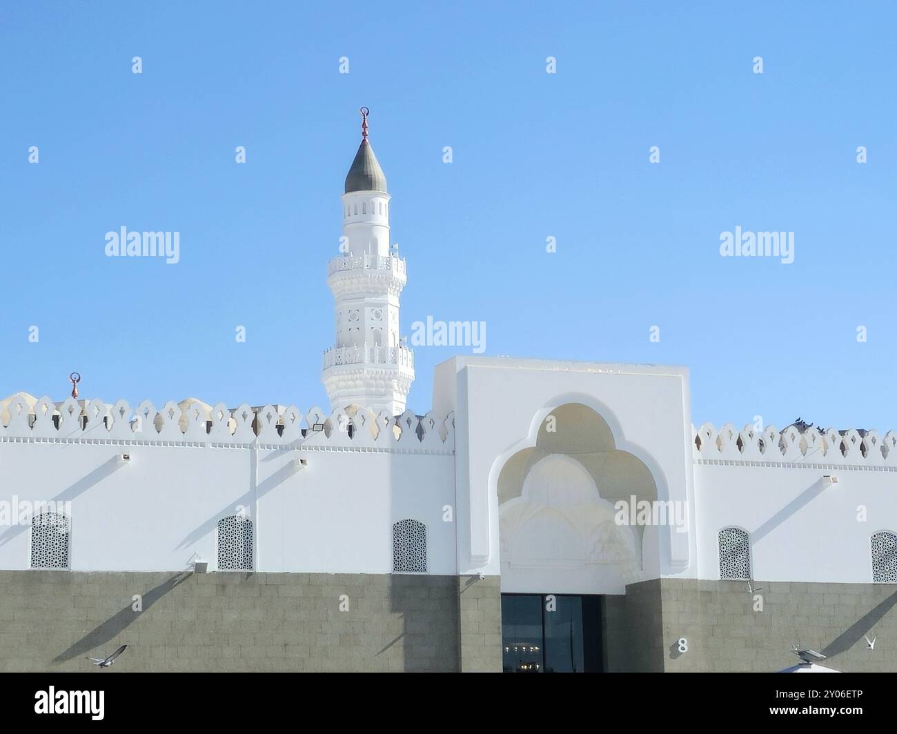 The Quba Mosque, thought to be the first mosque in the world, built on ...