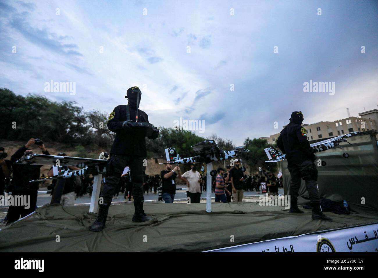 Gaza Strip, Palestine. 04 October 2023. Rockets, drones, and other ...