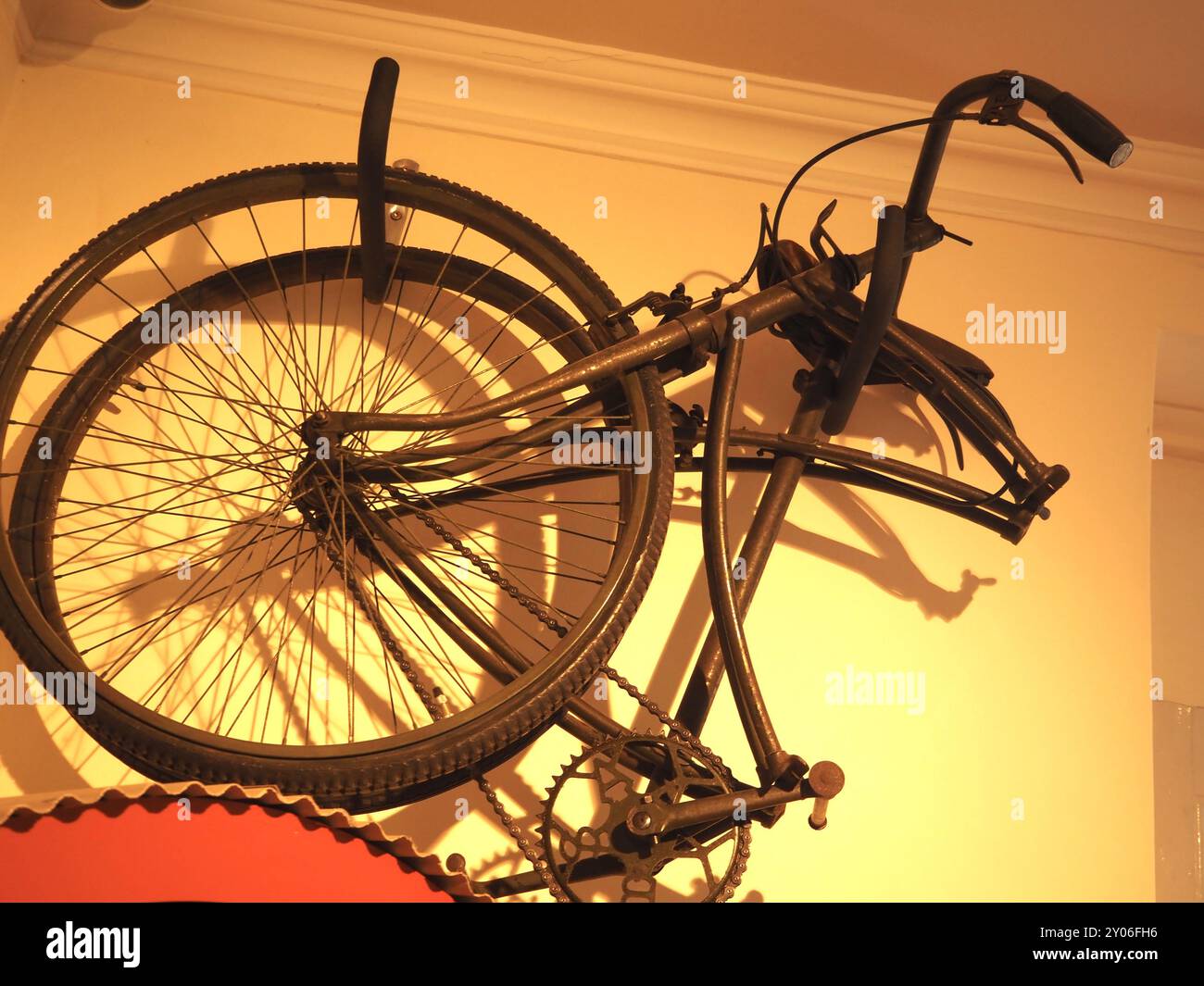 Early folding bike "BSA Folding Bicycle" used by paratroopers in the ...