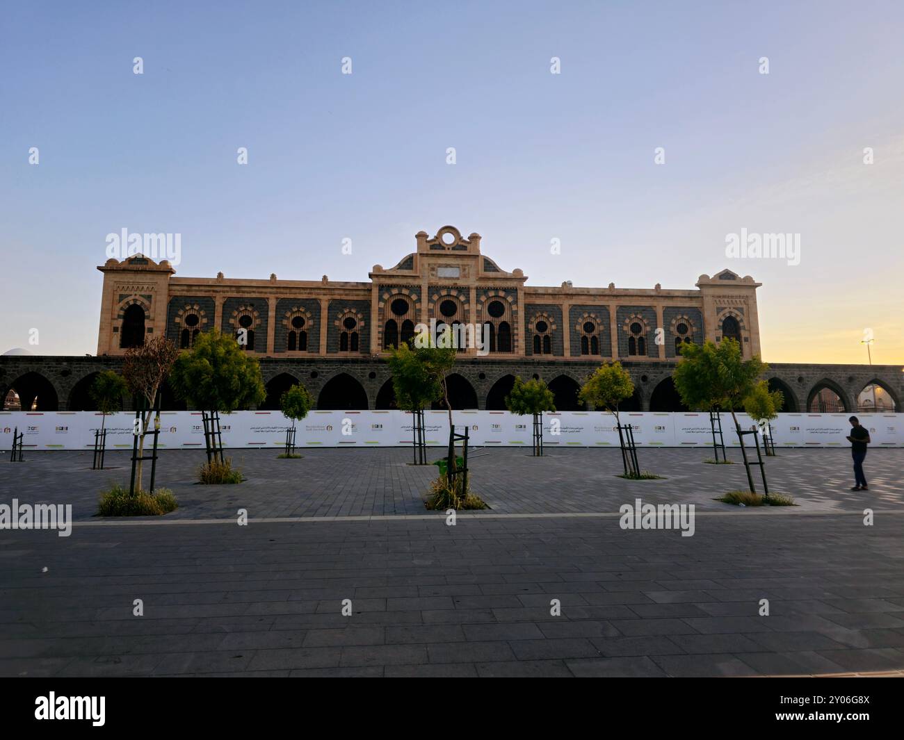 Medina, Saudi Arabia, June 28 2024: The Hejaz railway, Ottoman Turkish ...