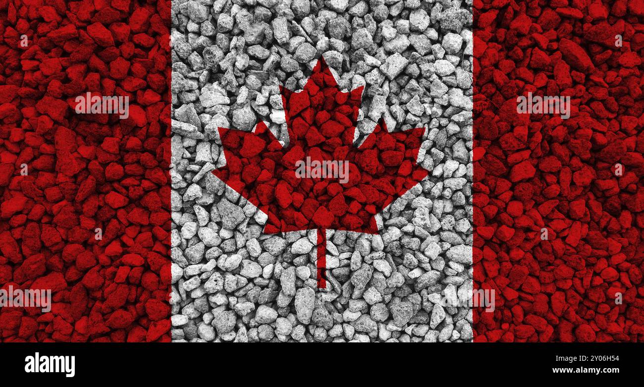Canada flag with texture on background Stock Photo - Alamy