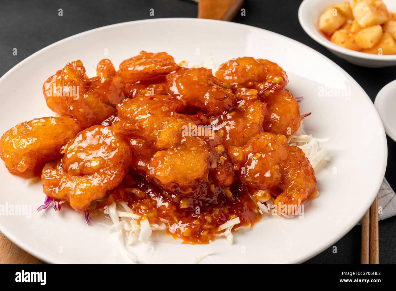 Sweet and sour pork, jajangmyeon, kansho shrimp, seafood jjamppong ...