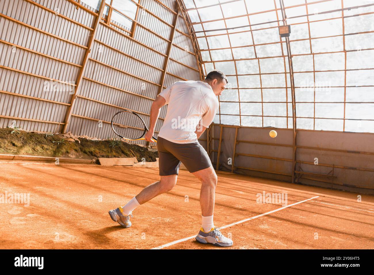 Stretching tennis player hi-res stock photography and images - Alamy