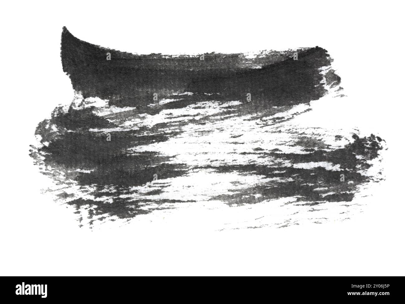 Abstract green lines on black Cut Out Stock Images & Pictures - Alamy