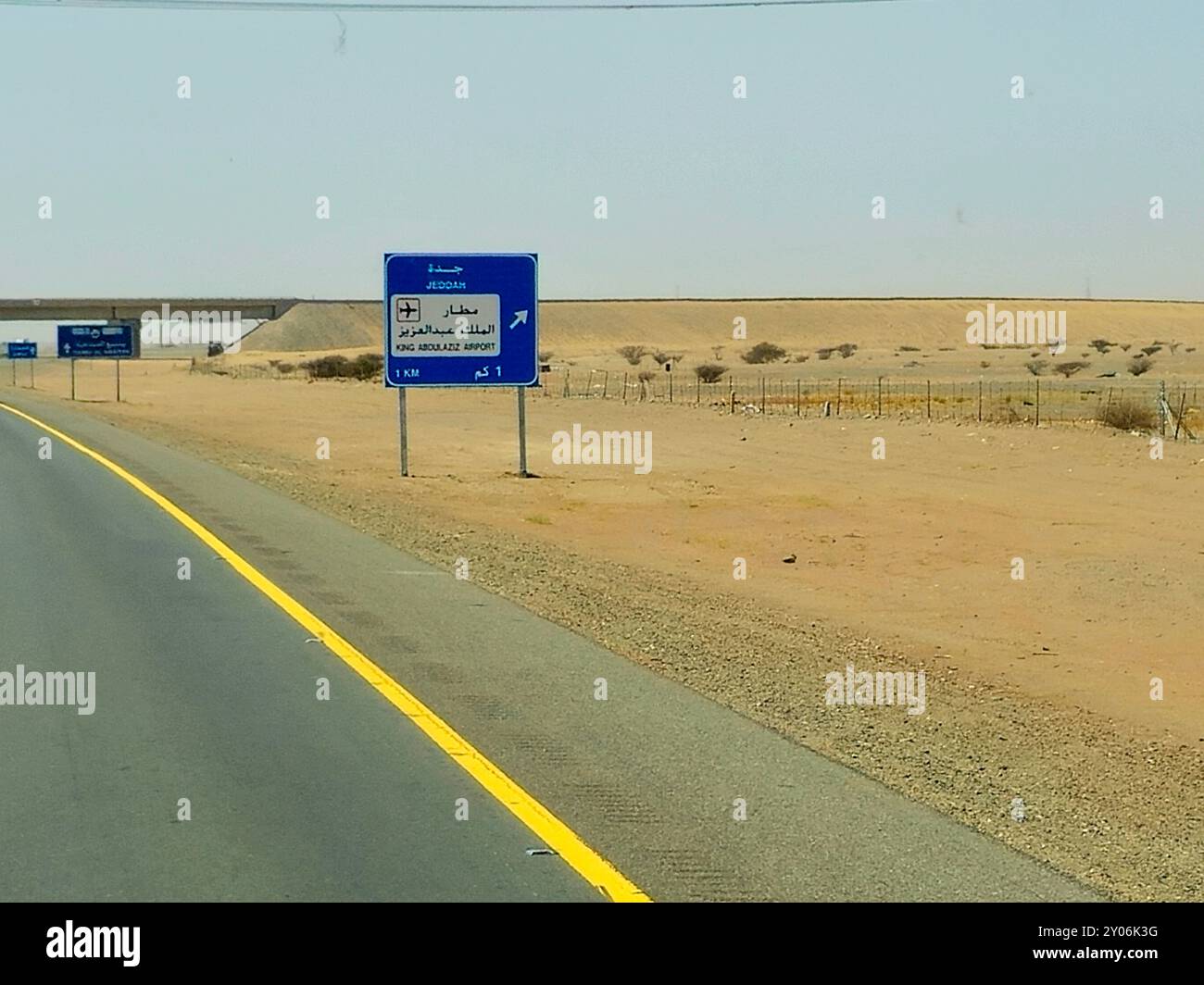 Makkah Madinah road, Saudi Arabia, June 25 2024: Jeddah and King ...