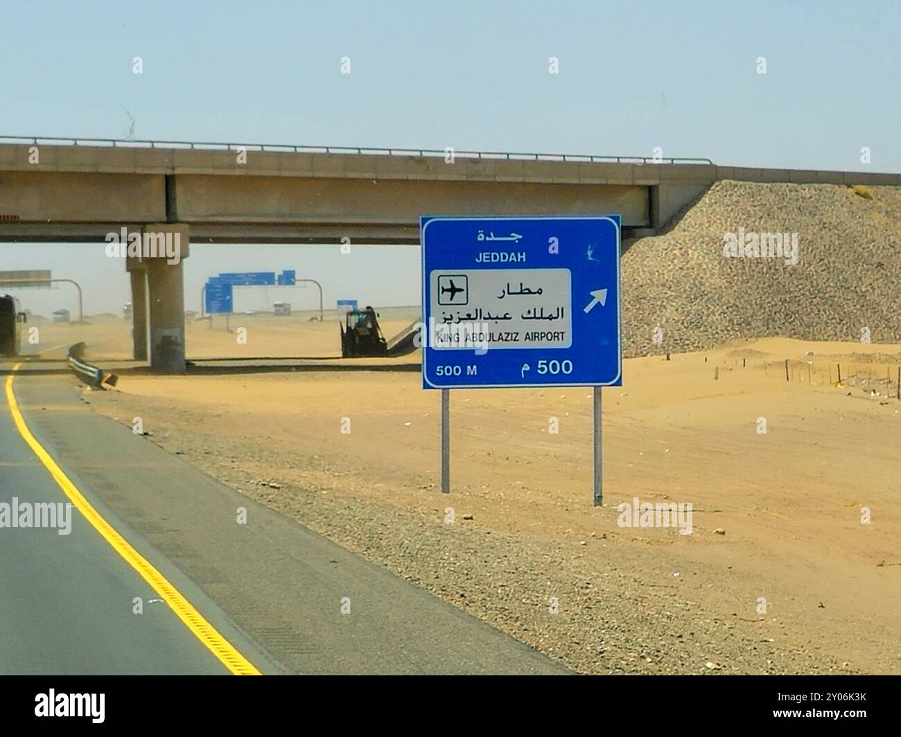 Makkah Madinah road, Saudi Arabia, June 25 2024: Jeddah and King ...