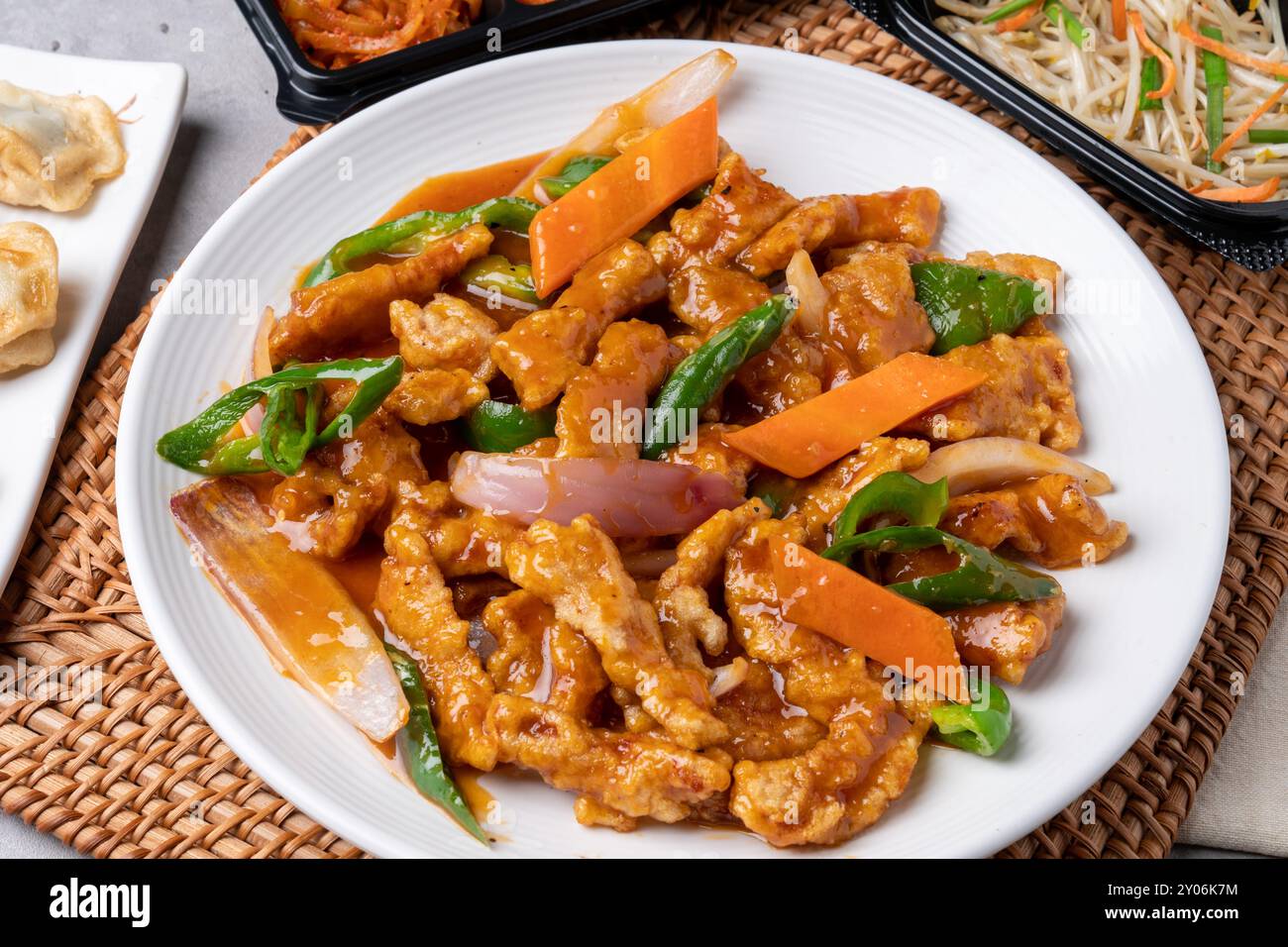 Chinese food, mala xiangguo, malatang, pheasant roe, fish meat ...