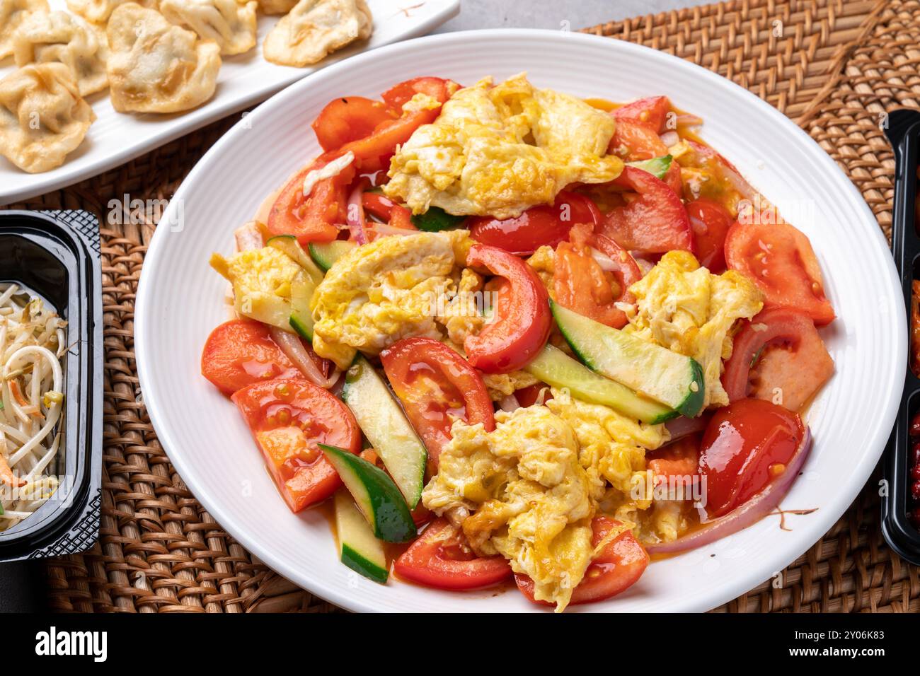 Chinese food, mala xiangguo, malatang, pheasant roe, fish meat ...